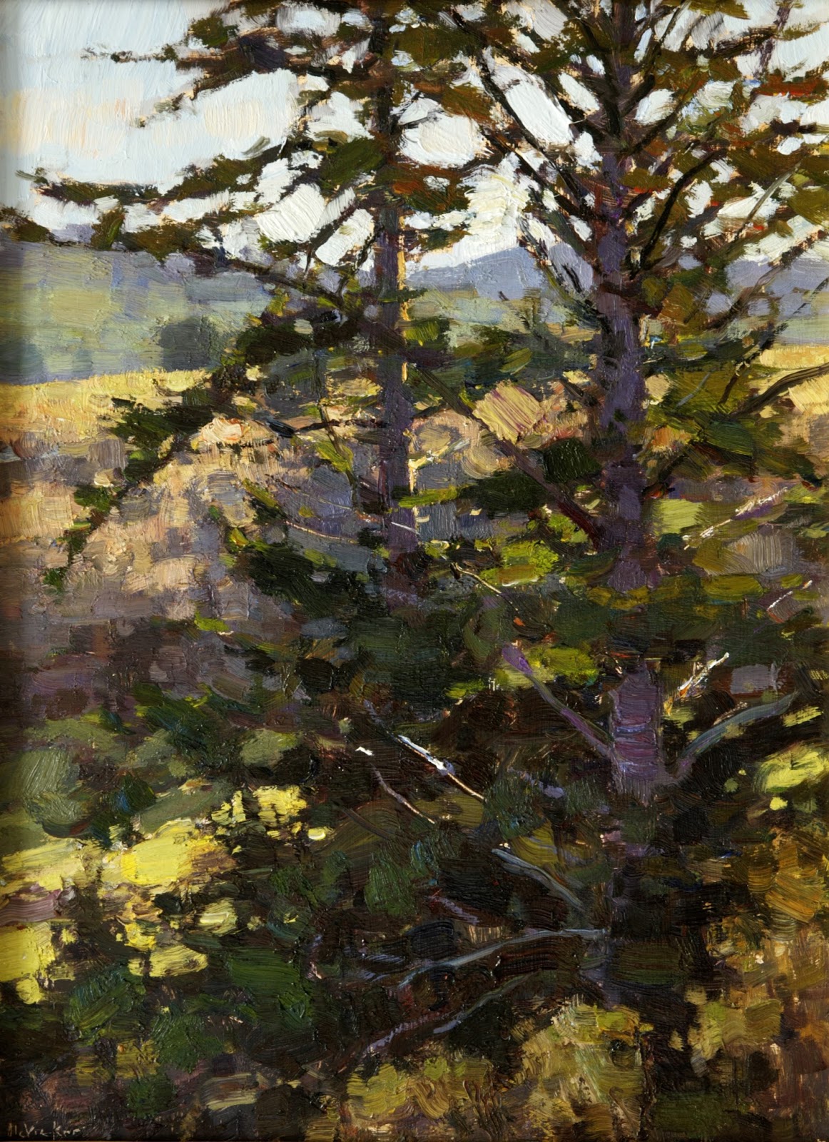 Jim McVicker Paintings: 'Winter and Spring 2013 Plein Air Paintings'