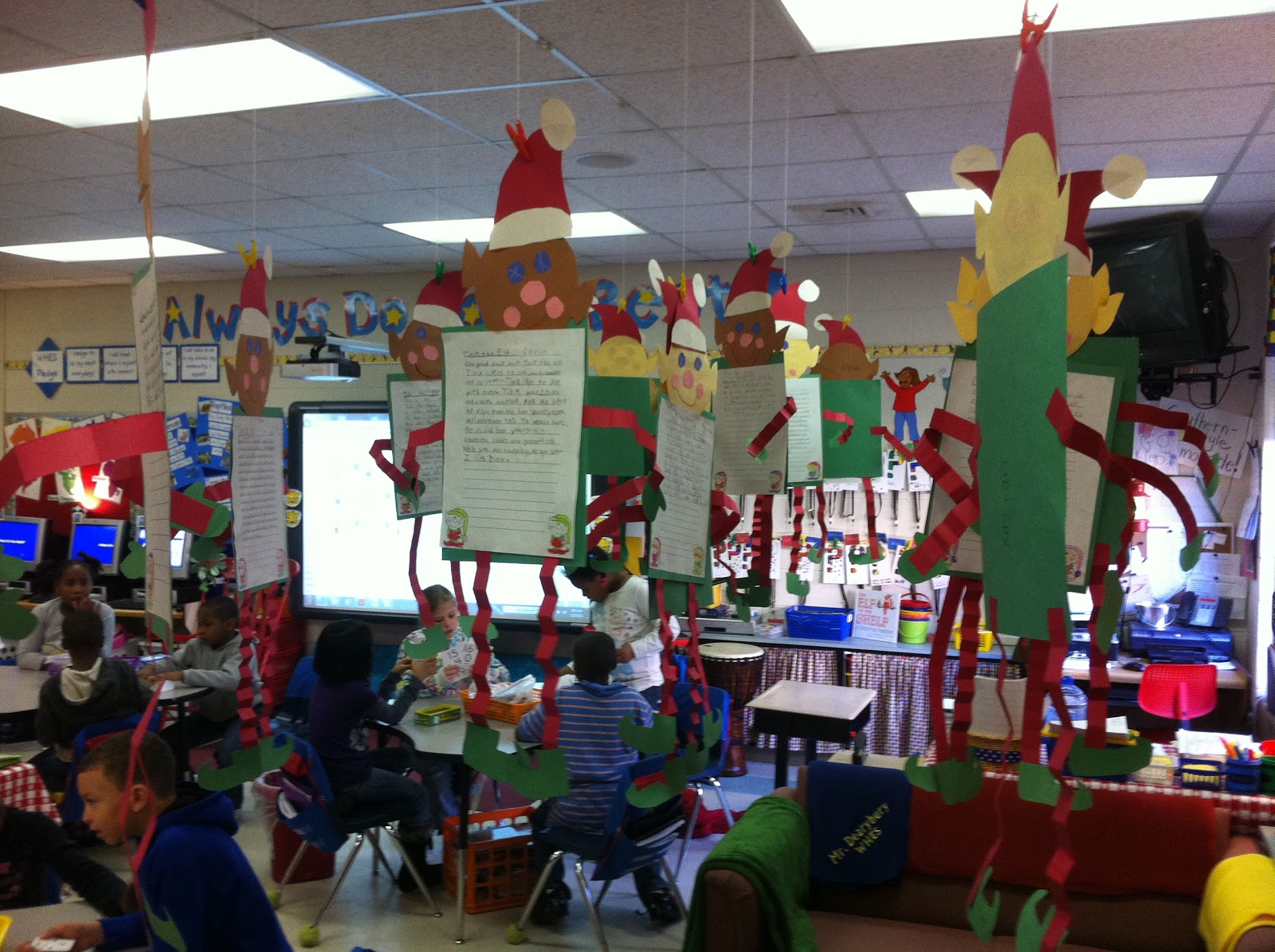 Mr. Dearybury's Class Blog: Elf Writing
