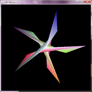 JOGL, Animacion TRIANGLE FAN, OpenGL 2D