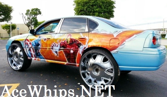 Ace-1: Street Sliders Outrageous Chevy Impala on 30" DAVIN Floaters In ...