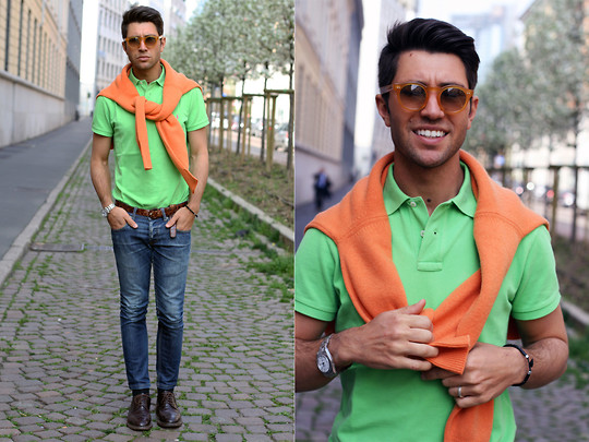 The X-Stylez: Master the Art of Male Color Blocking