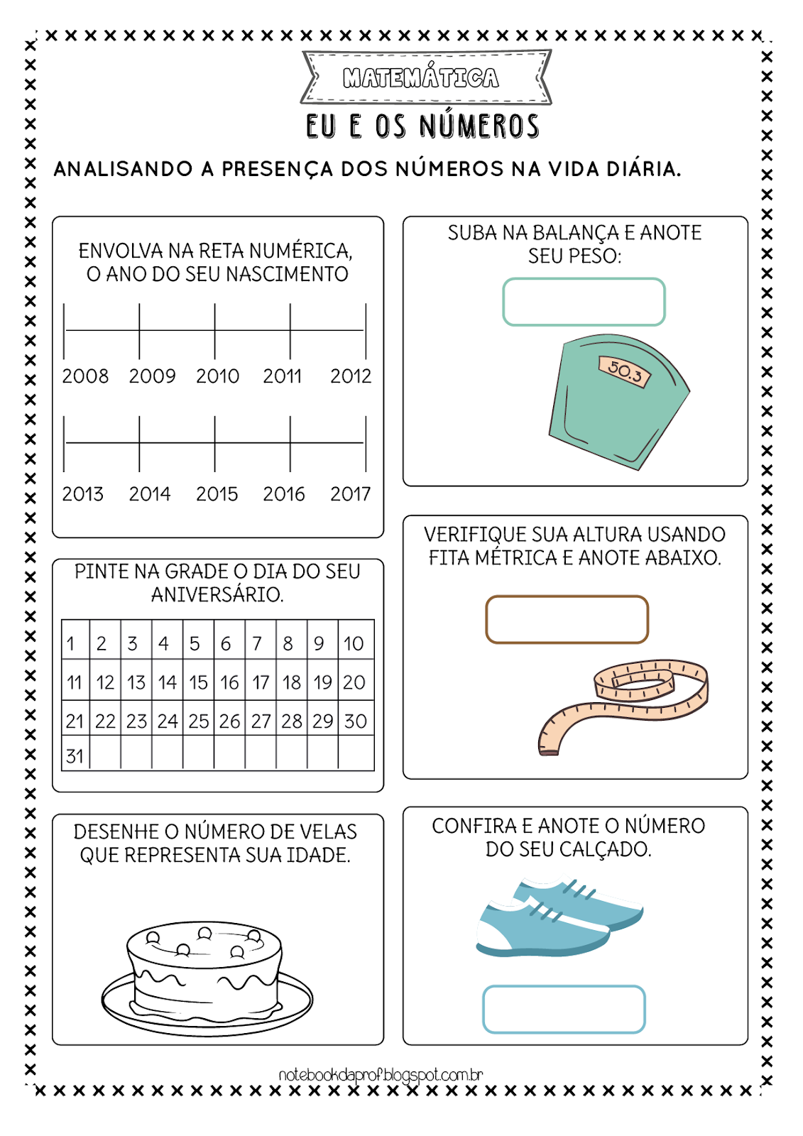 Os números na vida prática ~ Projetos atividades