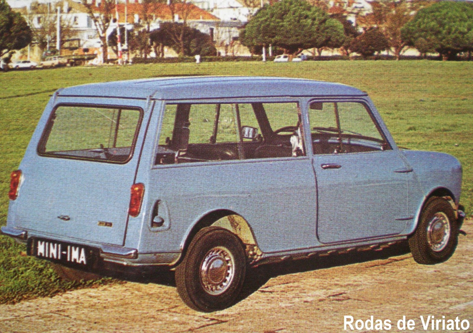 Folheto da carrinha Mini IMA