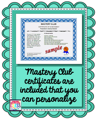Mrs. Renz' Class: Challenge Your Students with Mastery Club! It's EASY ...
