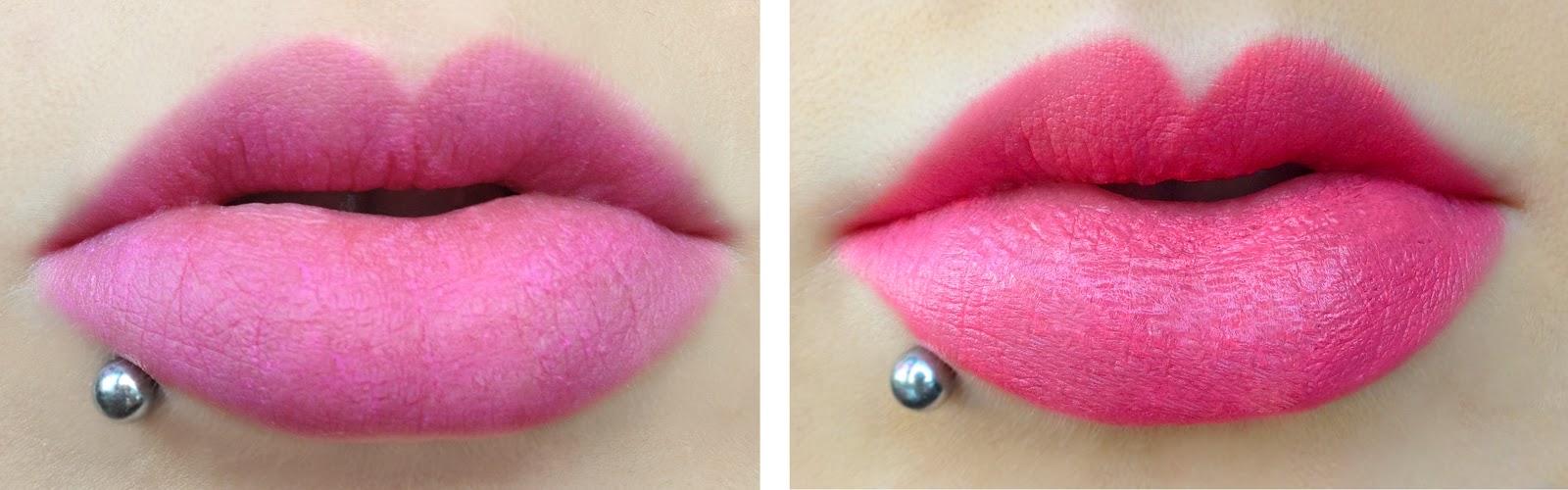 W7 Matte Lipsticks- Magic Matte Cheeky and Go West Perfect Pink ...