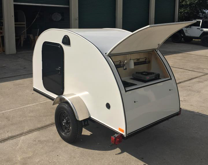 Tiny Yellow Teardrop: Featured Teardrop: Tiny Camper Company