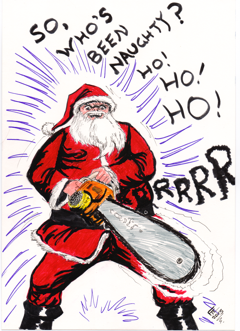 ΠΕΡΑΣΤΙΚΟΣ: Chainsaw Santa