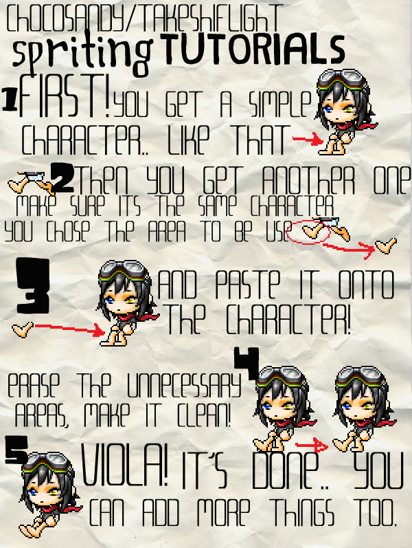 Spriting Tutorials: How to simple sprite a custom pose