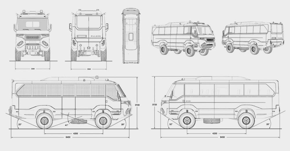Torsus la nueva marca checa de buses 4x4