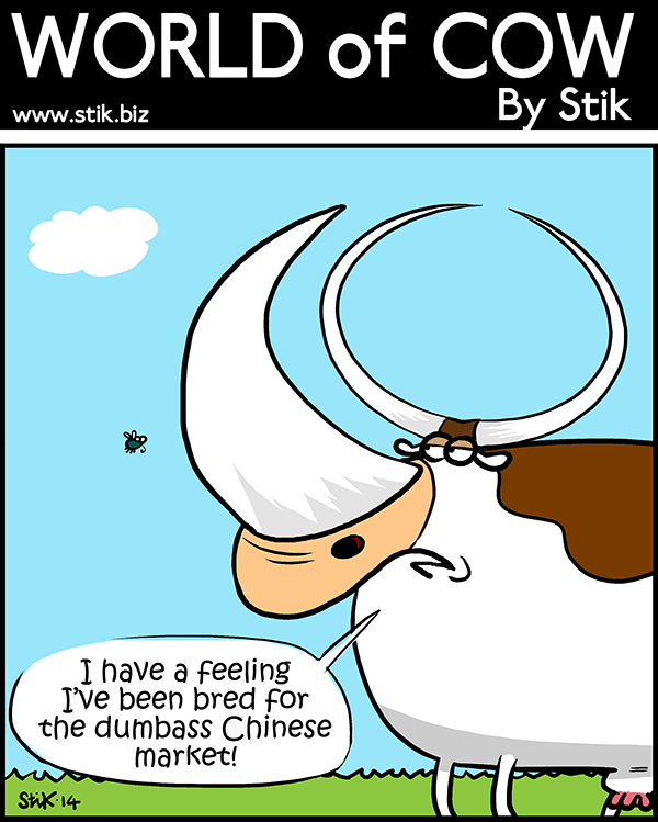The Cartoonist known as StiK: Here's todays Cowtoon