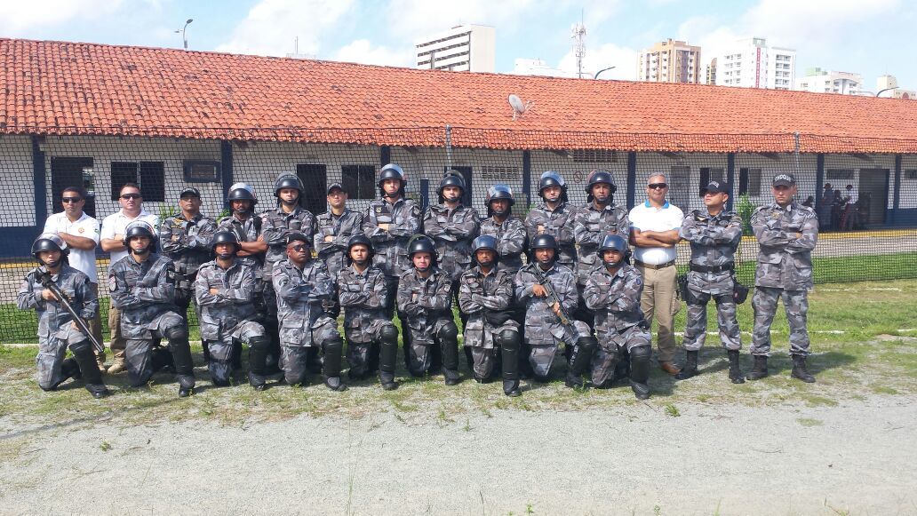 BP CHOQUE PMMA : Batalhão de Choque Recebe Instrução da Rede Tática Tacrion