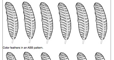 Charlotte's Clips and Kindergarten Kids: Freebie: Colorful Feather Patterns