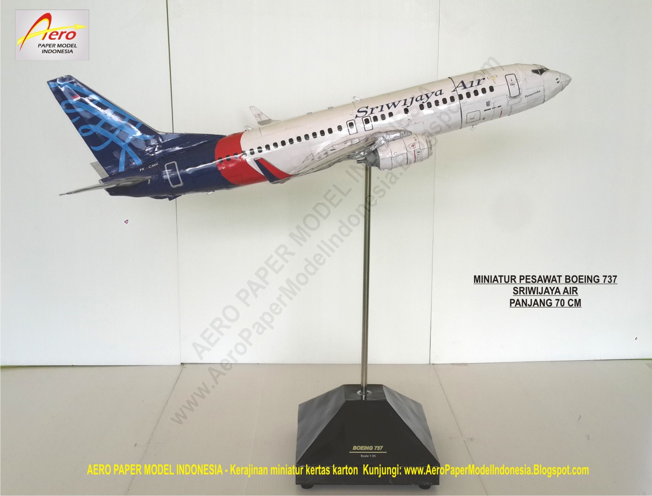 BOEING 737 PESAWAT SRIWIJAYA AIR - Aero Paper Model Indonesia..