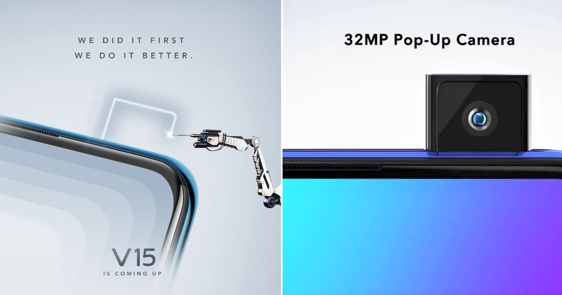 Pop-Up Camera 32MP Jadi Andalan Vivo V15