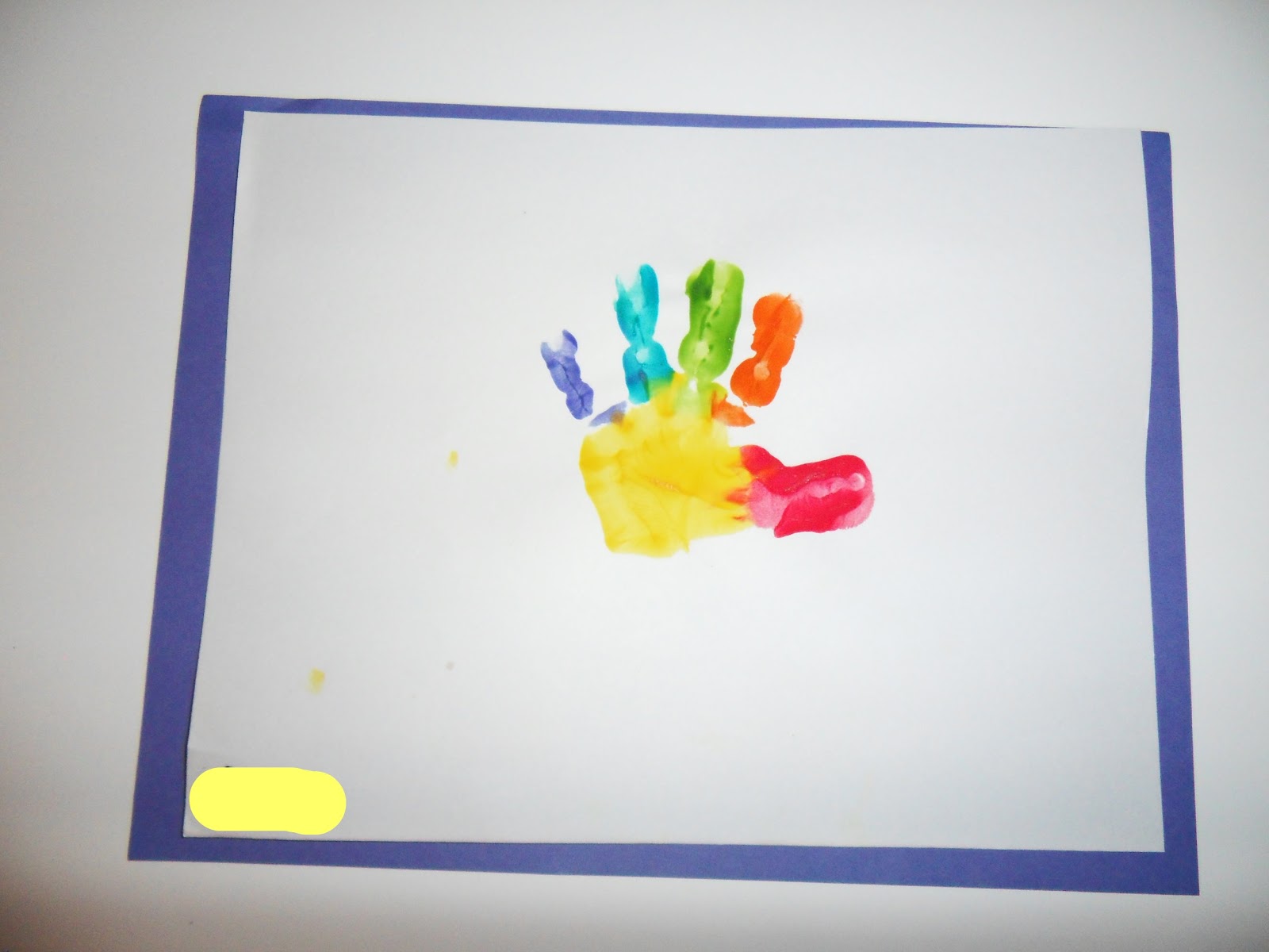 Pre-K Blessings: September Hand print