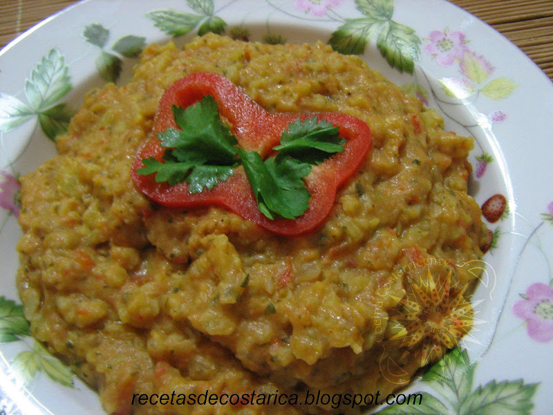 Cocina Costarricense: angu de guineo