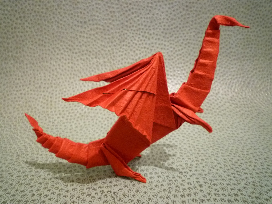 F. ZIEGLER : Origami à Nancy et autres billevesées: Dragon de Jeremy Shafer