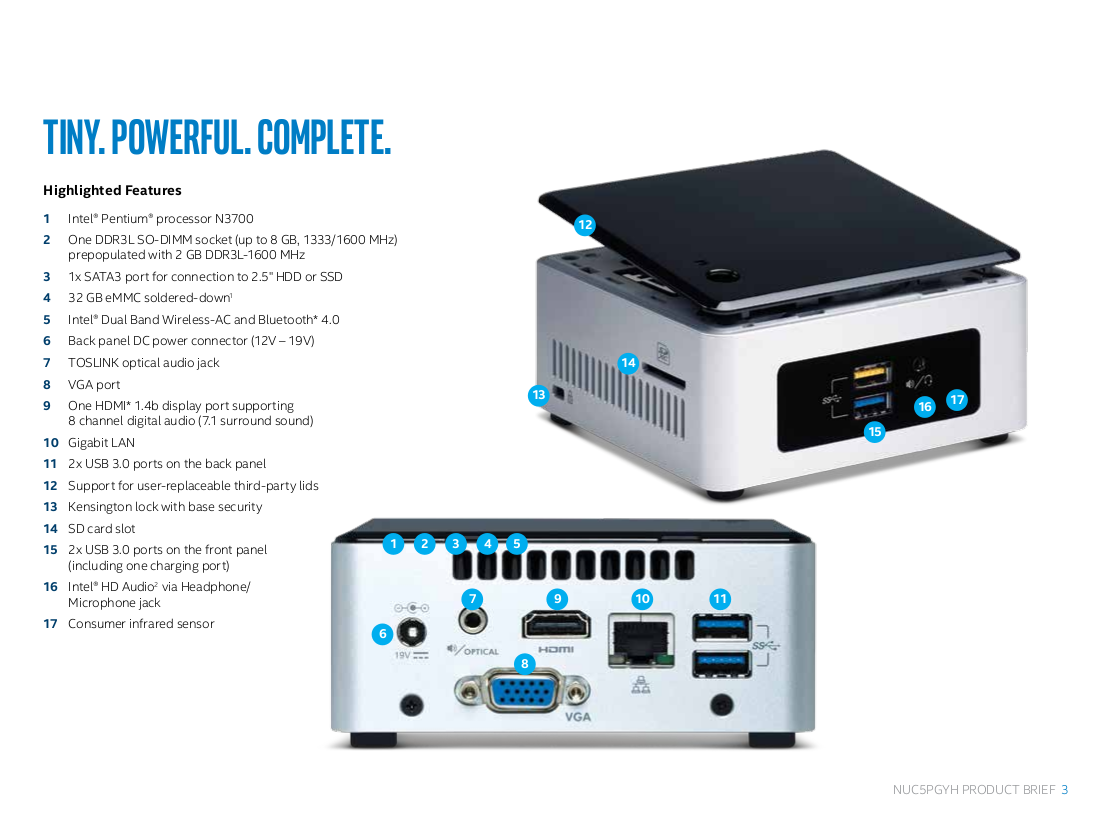 FanlessTech: Intel NUC now available as complete mini PC