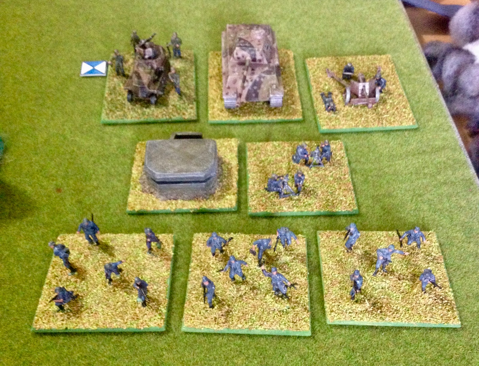 Grid based wargaming - but not always: Preparing a game and some terrain
