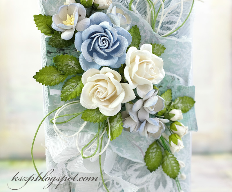 Wild Orchid Crafts: Turquoise card