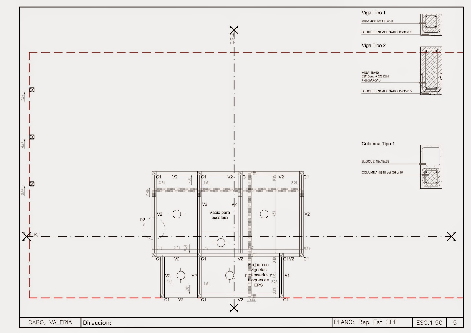 Detalles constructivos CAD: 2015