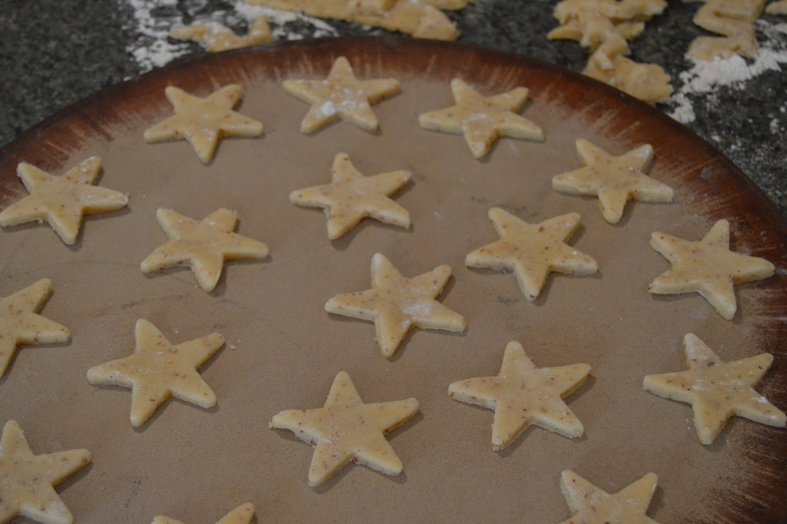Go Seize the Day: Lemon Almond Star Cookies