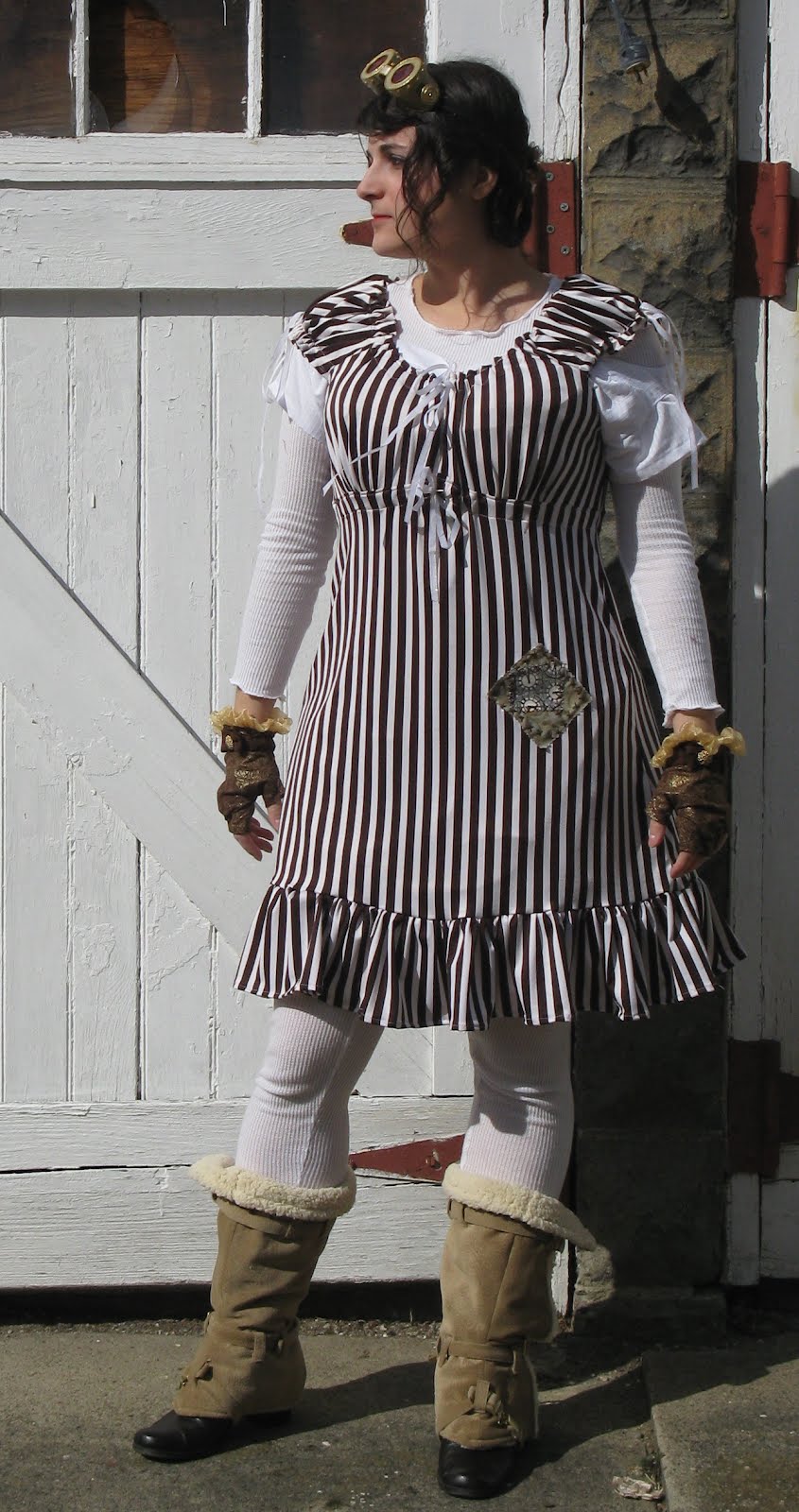 Steampunk Gypsy/Peasant Dress (Finished)