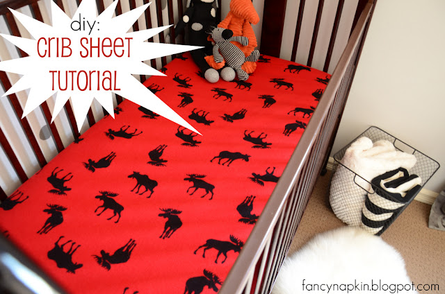 Fancy Napkin: .diy: crib sheet tutorial.