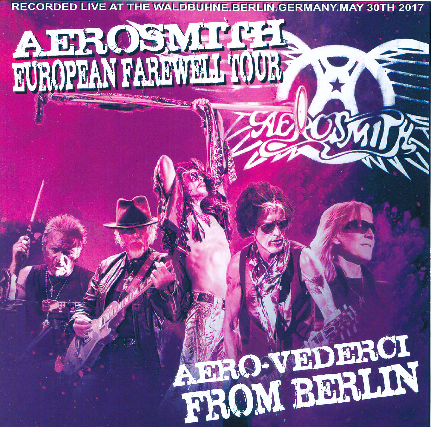 AEROSMITH BOOTLEGS COVER ARTS: AERO-VEDERCI FROM BERLIN (berlin 2017)