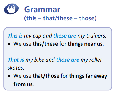 Grammar: This - That / These - Those