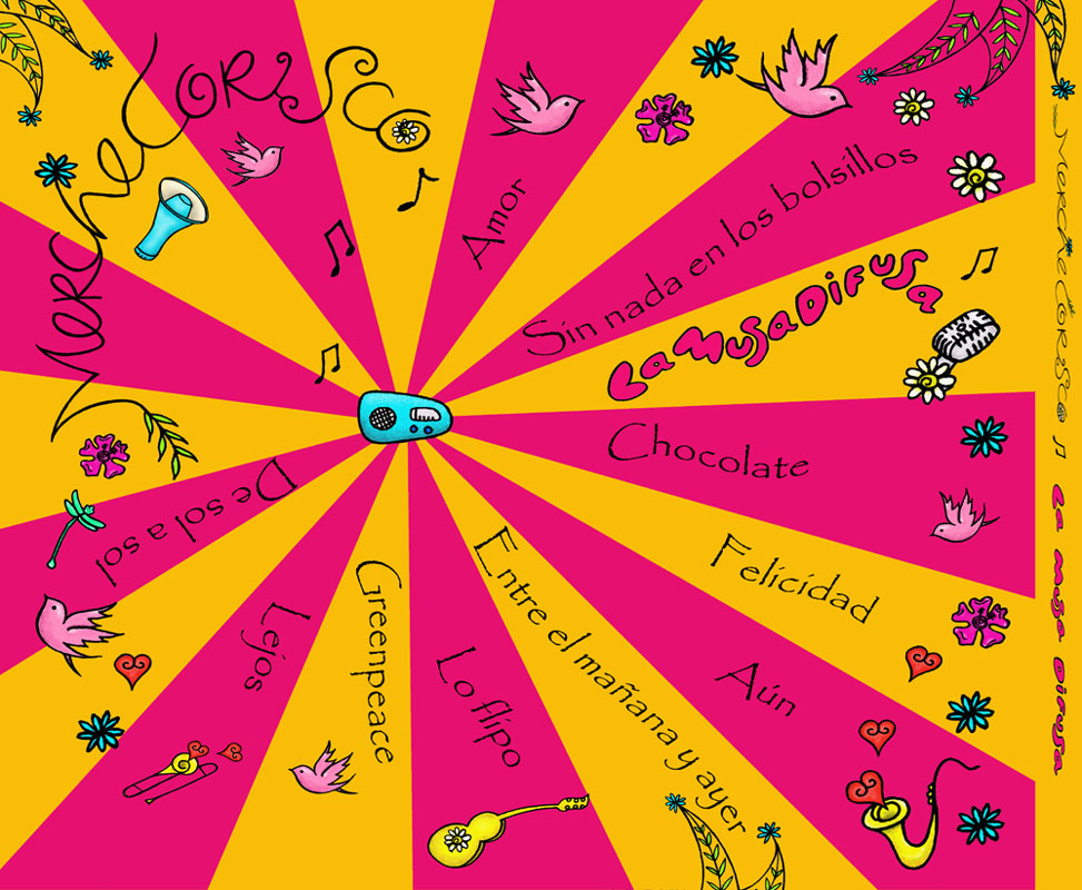 Kathryn Hockey OCA Learning Log: Commission: CD cover for Merche Corisco