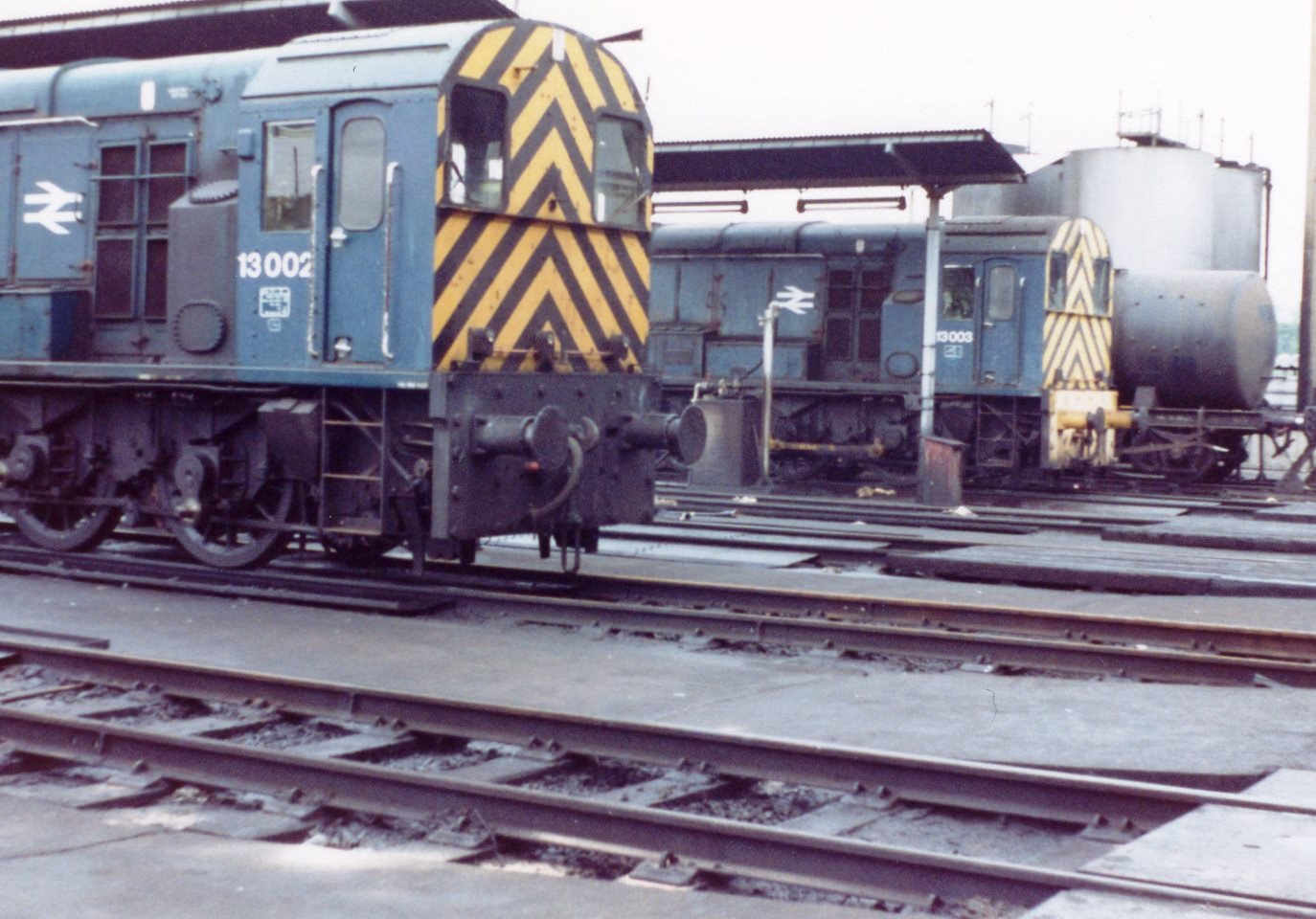 Liberal England: Class 13 locomotives at Tinsley Yard in 1980