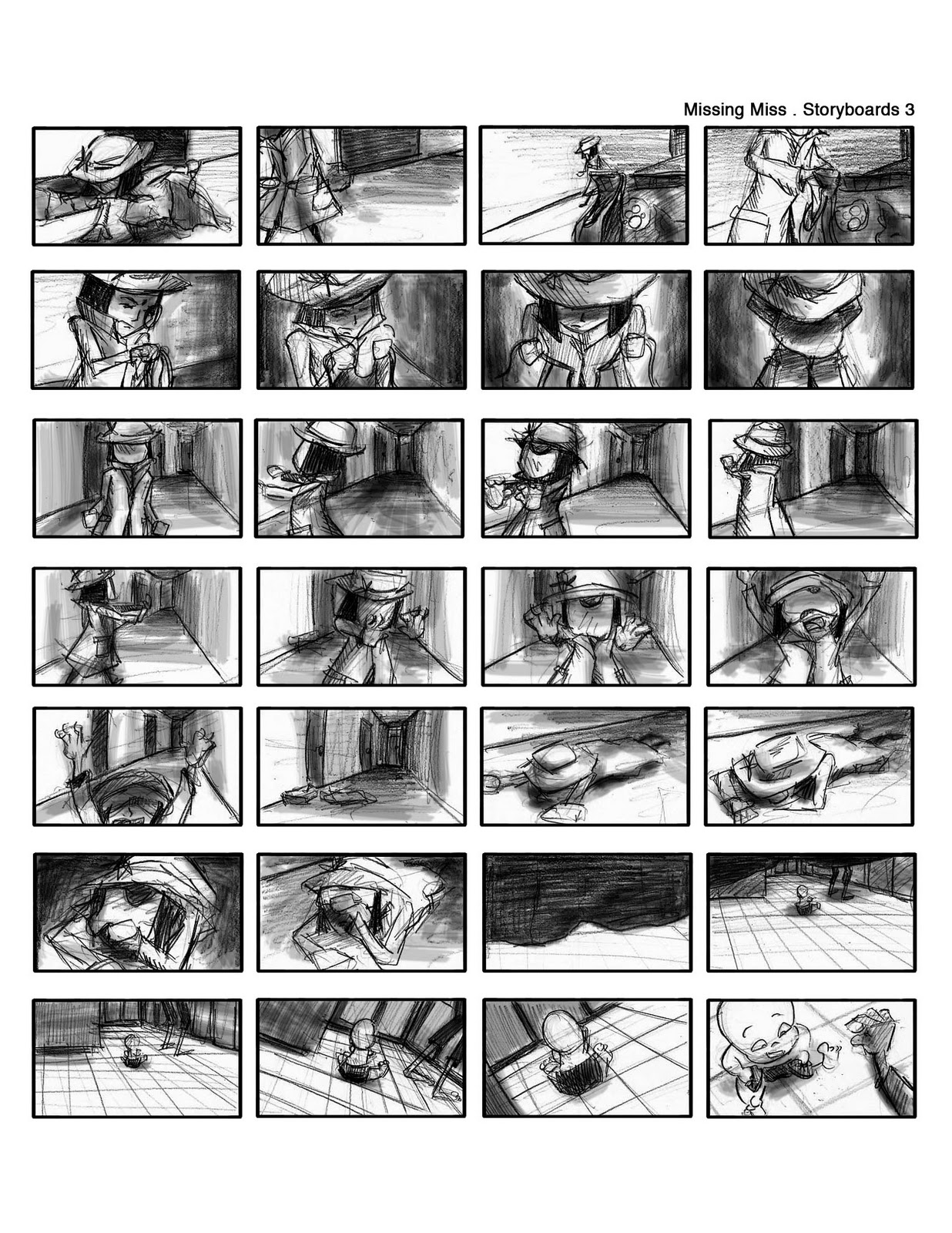 Cindy Cheng's Art Portfolio: Character Design/Storyboards