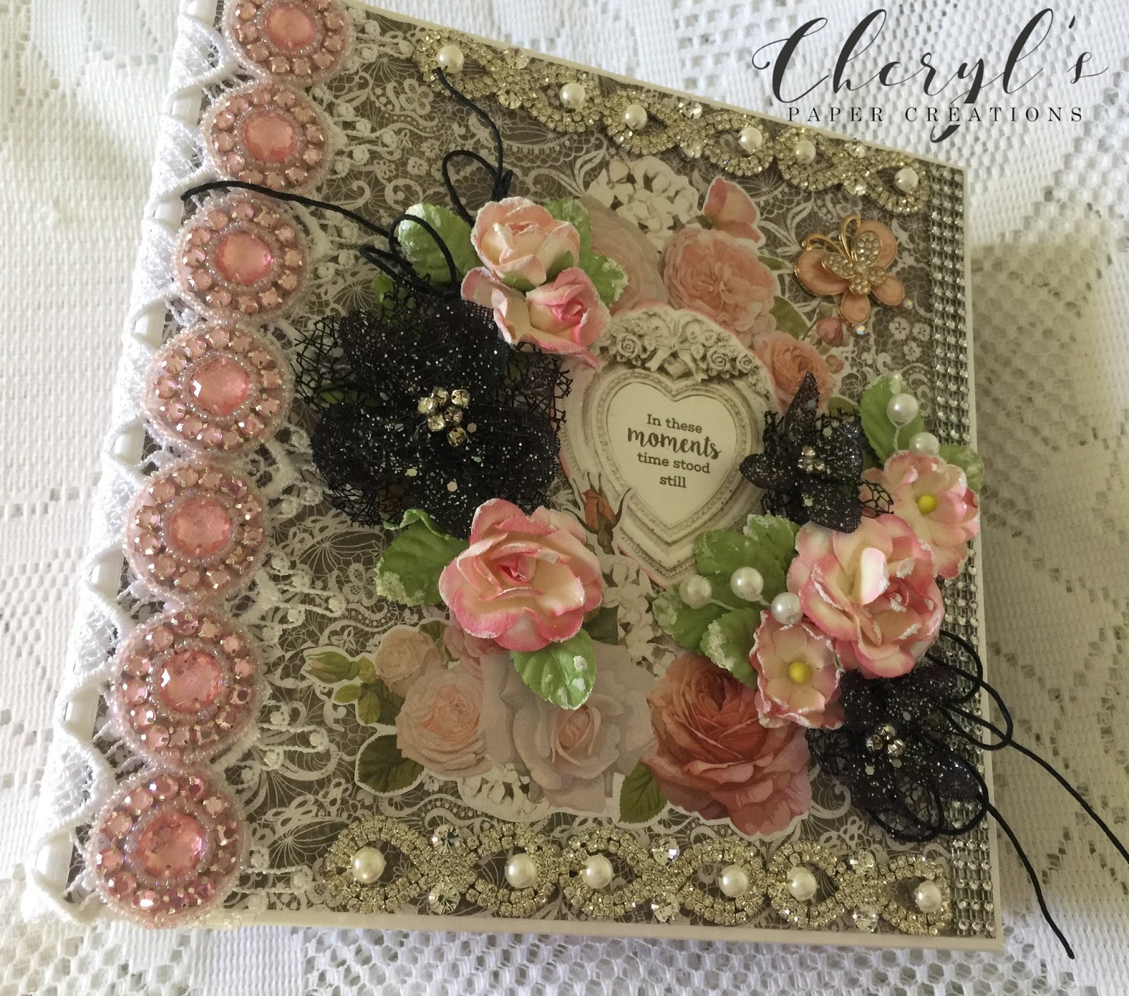 Cheryl's Paper Creations: Kaisercraft Cottage Rose Mini Album