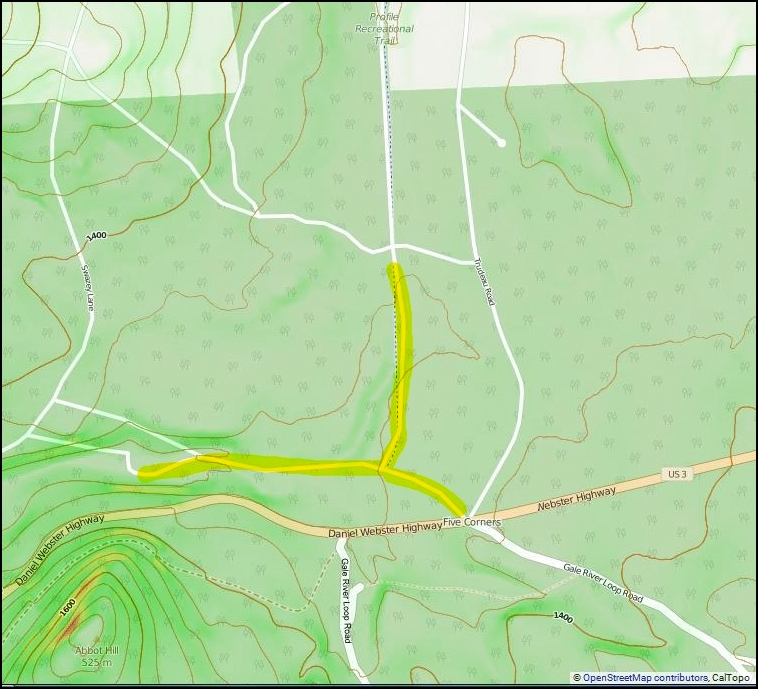 1HappyHiker: Walking Along a Snowmobile Corridor Near my Home ...