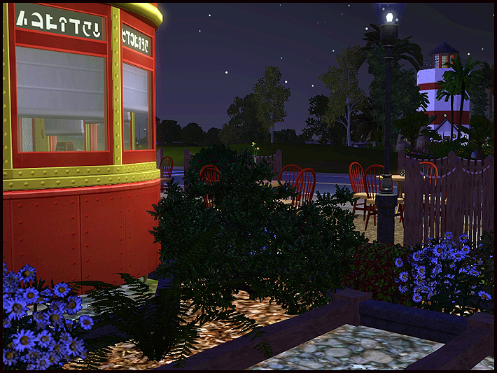 Lily's Sim Antics: * End Of The Line Boxcar Diner