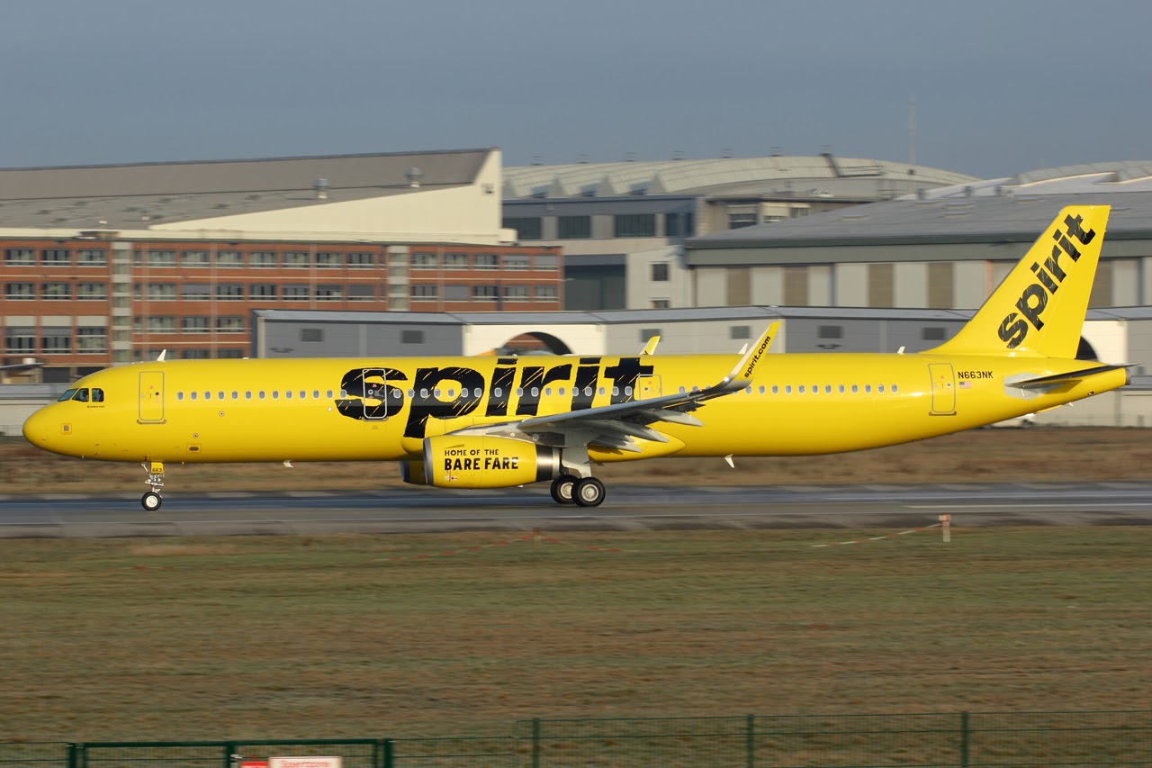 Airbus Hamburg Finkenwerder News: A321-231SL, Spirit Airlines, N663NK ...