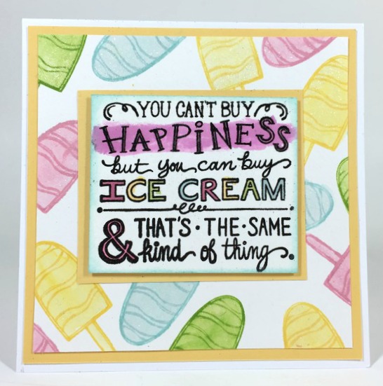 Courtney Lane Designs: Ice Cream Happiness card