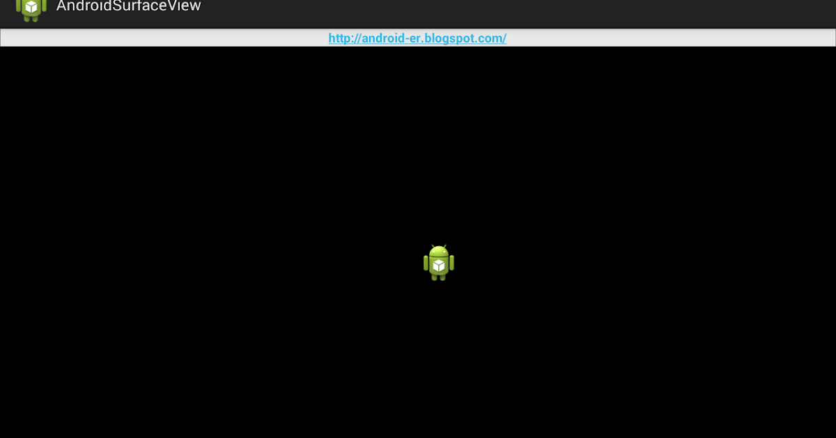 Android Er Simple Surfaceview Example