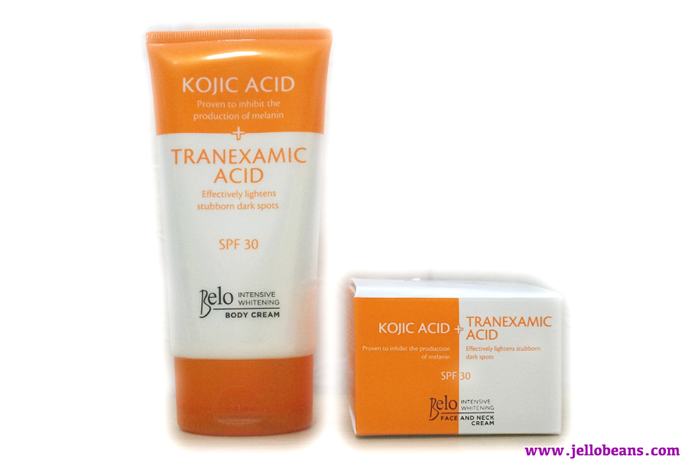 Belo Intensive Whitening Body Cream SPF 30 & Face and Neck Cream ...