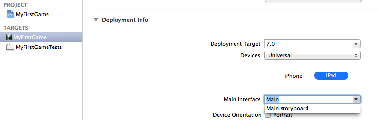 How to use an Universal Storyboard in Xcode