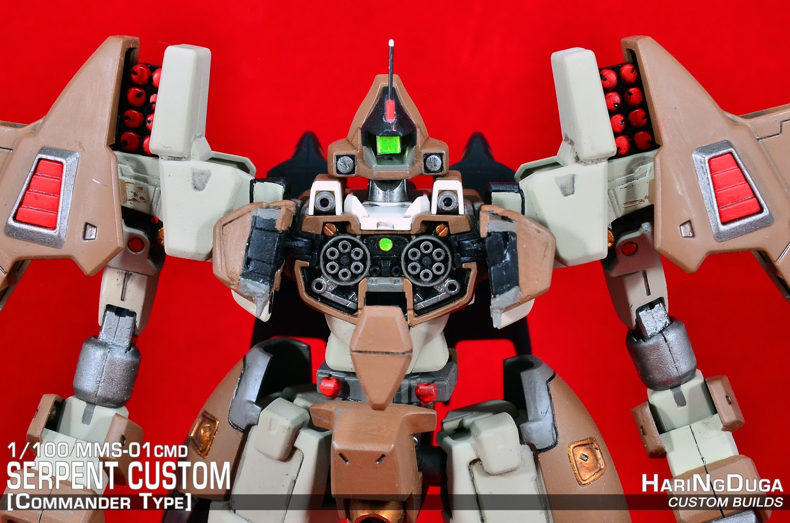 Custom Build:1/100 Serpent Custom [Commander Type] "Master Grade Frame"