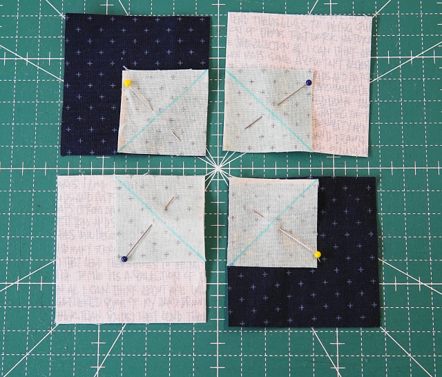 einfach bunt...: 6 Köpfe 12 Blöcke - September: Bow Tie Block Tutorial