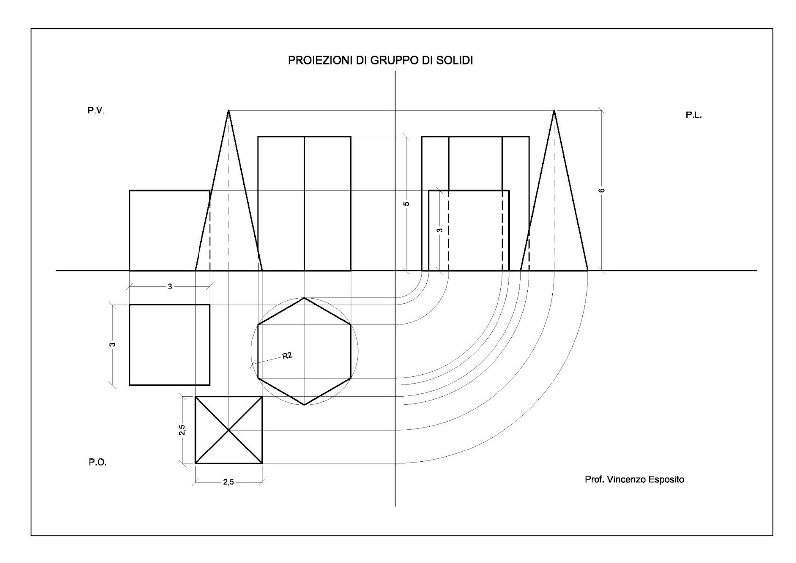 ArtedisLiceo: Composizione di più solidi