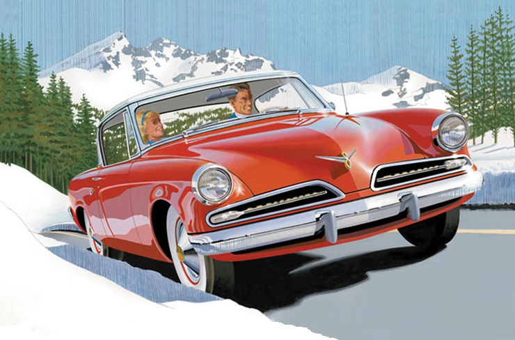 Art Inspiration - An impressive array of classic cars and lecherous ...