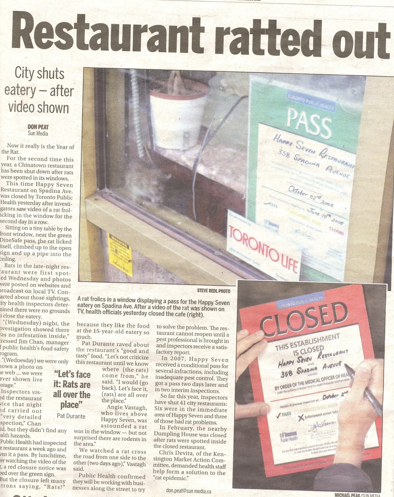 Health Inspector's Notebook: How to get a PASS from public health ...