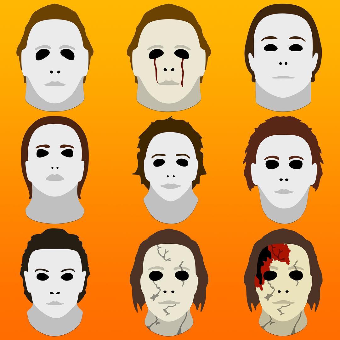 The Horrors of Halloween: HORROR MASKS ART by SKULLTASTIC