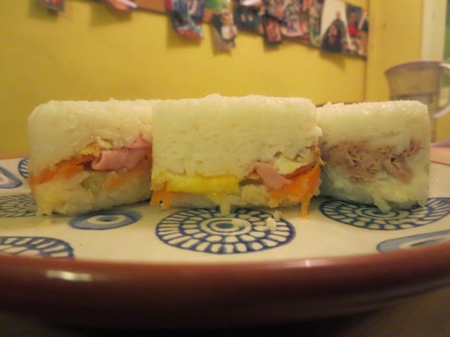 The quirky parent: Move over bread and butter: Make “rice sandwiches”