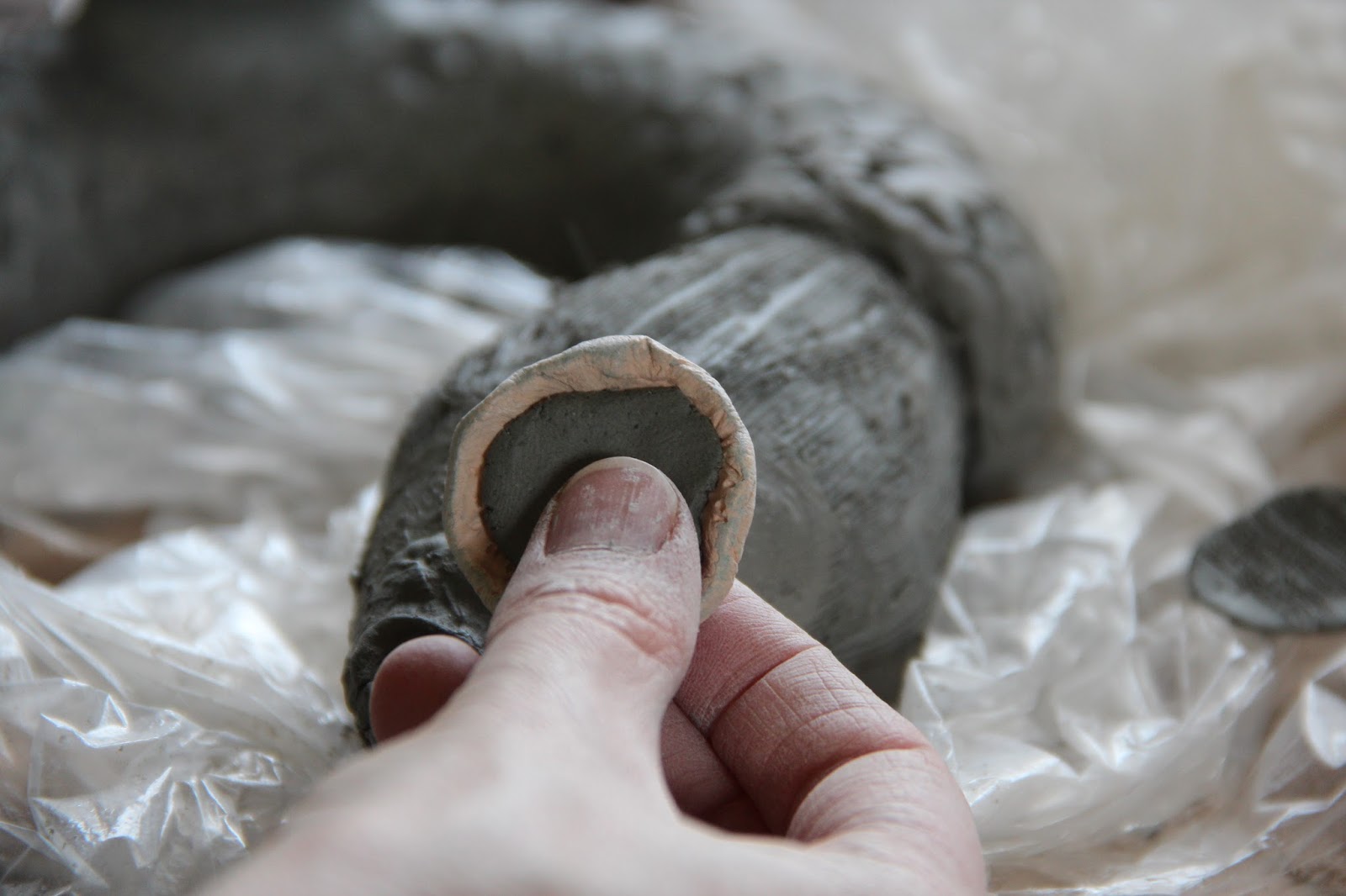 Rachel Dorn Ceramic Sculpture: Sprigs and Stamps