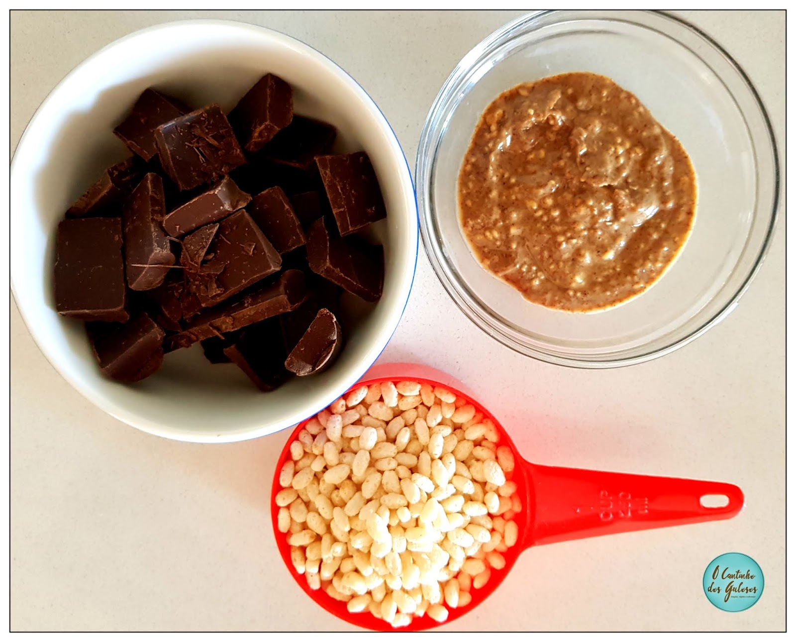 O Cantinho Dos Gulosos: Chocolates com Arroz Puff